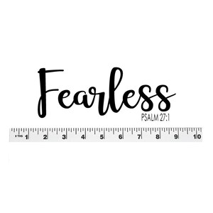 Fearless Psalm 27:1 Instant Download - PNG - PDF - Cutting File ...