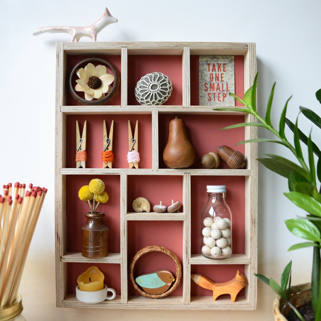 Collectors Display Case Wooden Wall Mounted Display Cabinet - Etsy