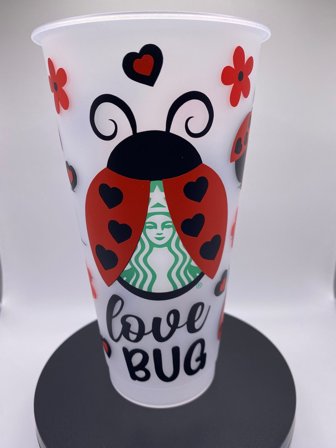 Ladybug Starbucks Cold Coffee Cup, Starbucks Cold Cup, 24oz Cold Cup ...