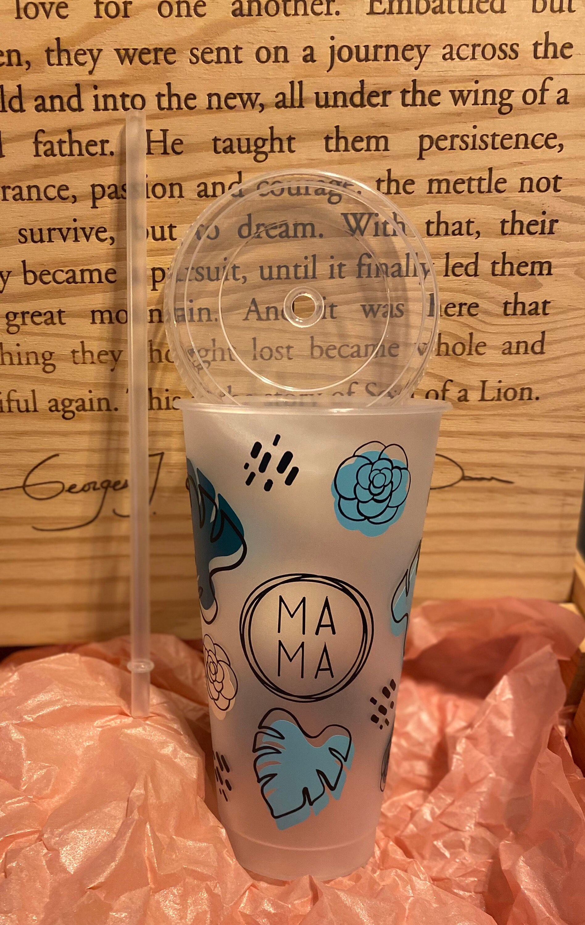 Mama Cold Cup Mom Cold Cup Cold Cup Ice Drink 24oz Cold Cup Mom Tumbler ...