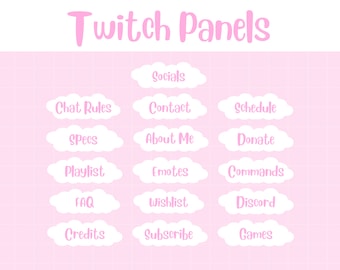 About Me Twitch Panel | Etsy