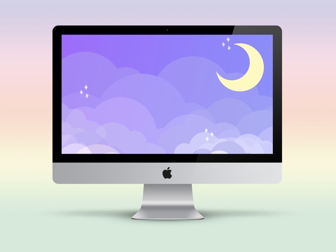 Kawaii Pc Wallpaper Pack Cloud Wallpaper Pack Cute Computer - Etsy