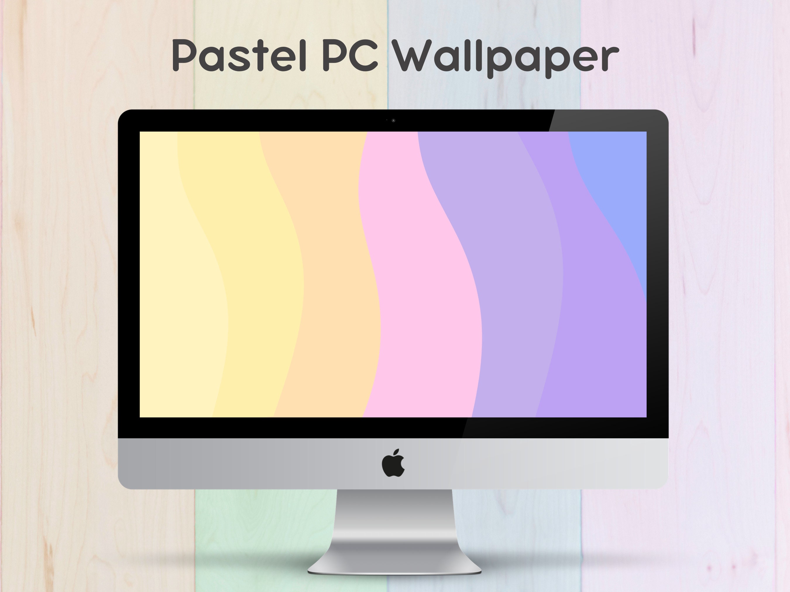 Desktop Wallpaper, Pastel PC Wallpaper, Computer Background, Custom ...