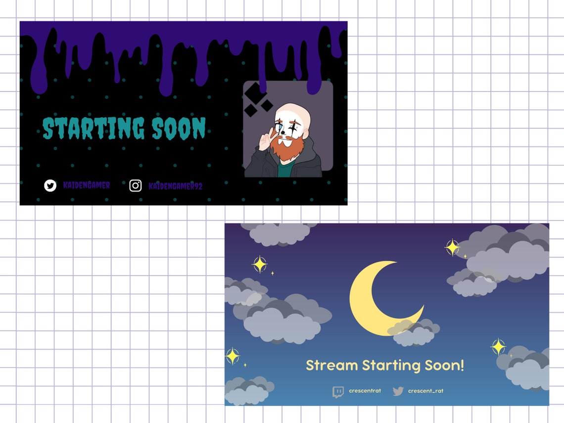 Custom Animated Twitch Screens Personalized Twitch Overlay - Etsy