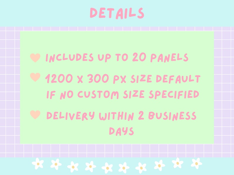Custom Twitch Panels, Twitch Stream About Me Panels, Kawaii Panels ...