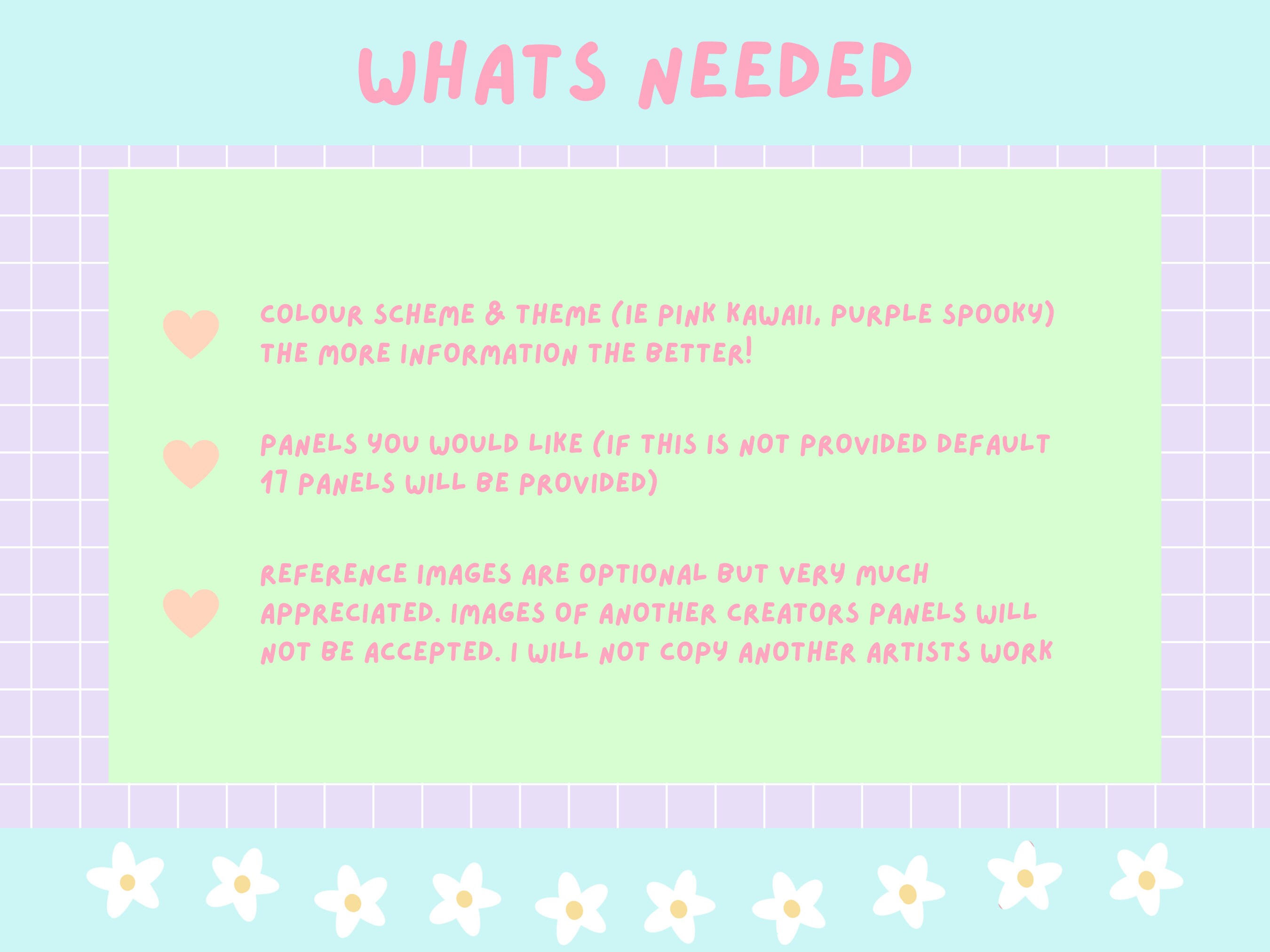 Custom Twitch Panels, Twitch Stream About Me Panels, Kawaii Panels ...