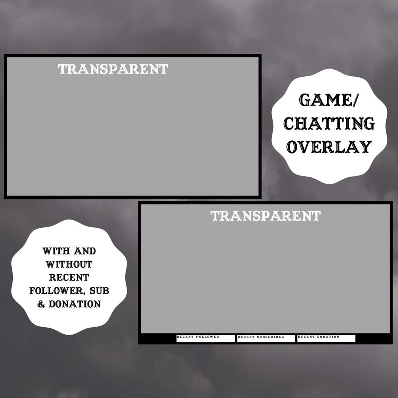 Spooky Ouija Twitch Overlay Pack: Animated Stream Panels (digital ...