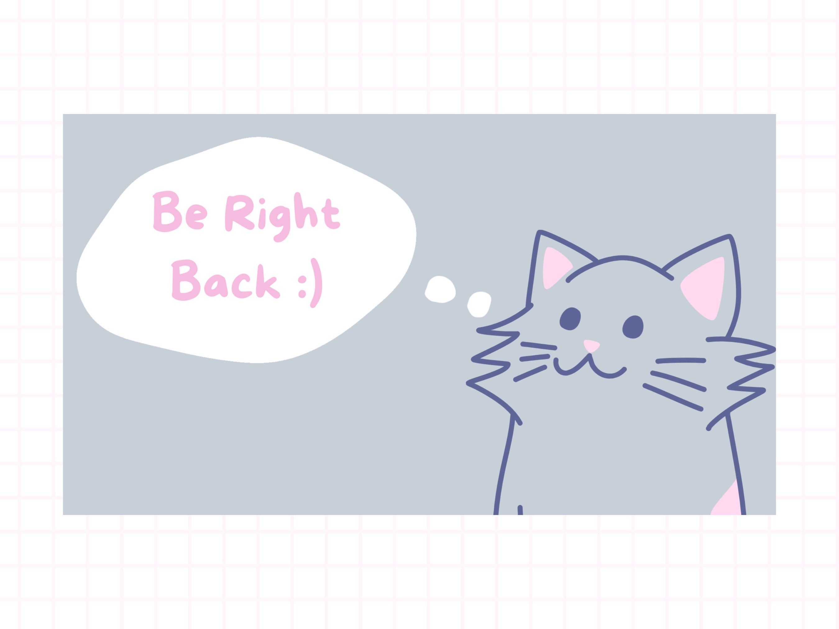 Cat Twitch Stream Overlay Set Kawaii Cat Stream Alerts - Etsy