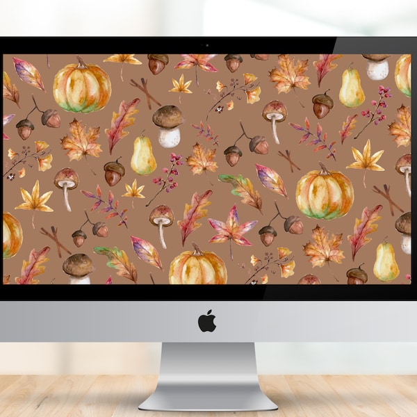 Pumpkin Spice Wallpaper - Etsy