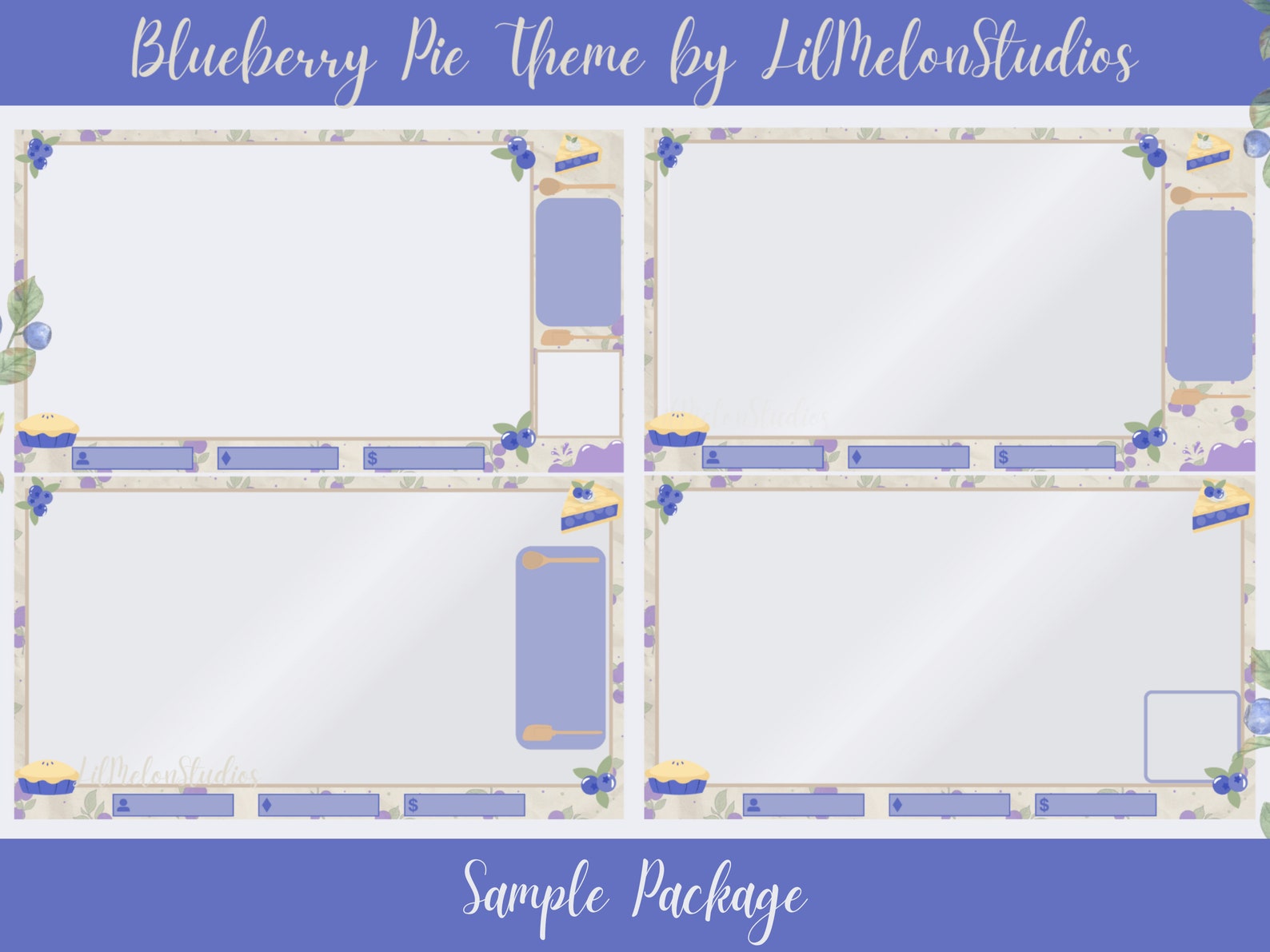 Custom Twitch Overlay Package — 4 Unique 1920×1080 Layouts (made-to ...
