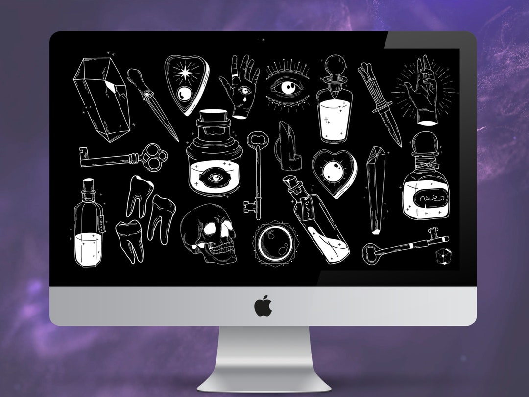Halloween Desktop Wallpaper, Goth PC Wallpaper, Potions Wallpaper ...