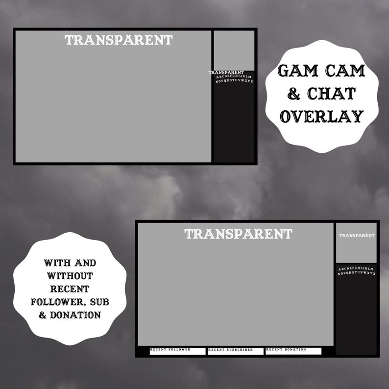 Spooky Ouija Twitch Overlay Pack: Animated Stream Panels (digital ...