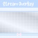 Twitch Overlay, Blue Bow Stream Overlay, Stream Overlay, Youtube ...
