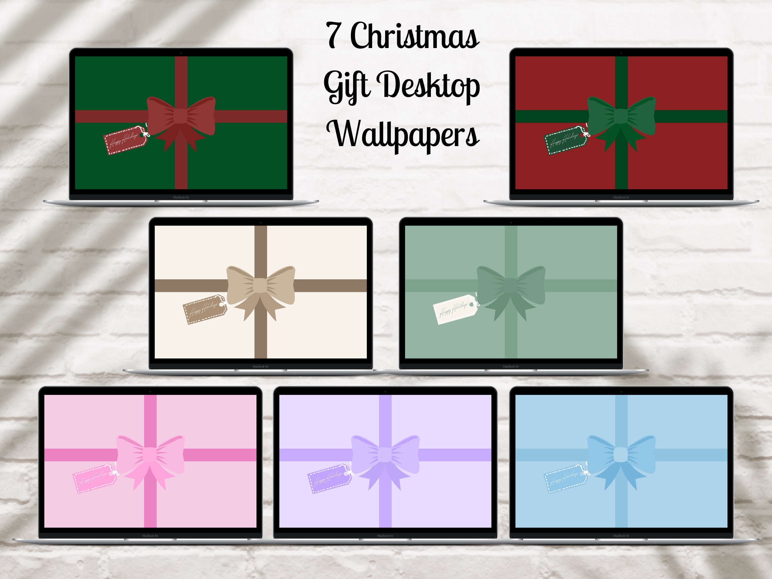 Christmas Desktop Wallpaper, Xmas Wallpaper, PC Wallpaper, Holiday ...