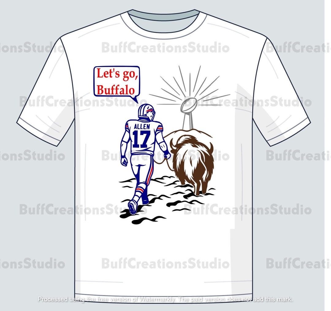 Buffalo Bills SVG File: Let's Go Buffalo - Personal Use - Etsy