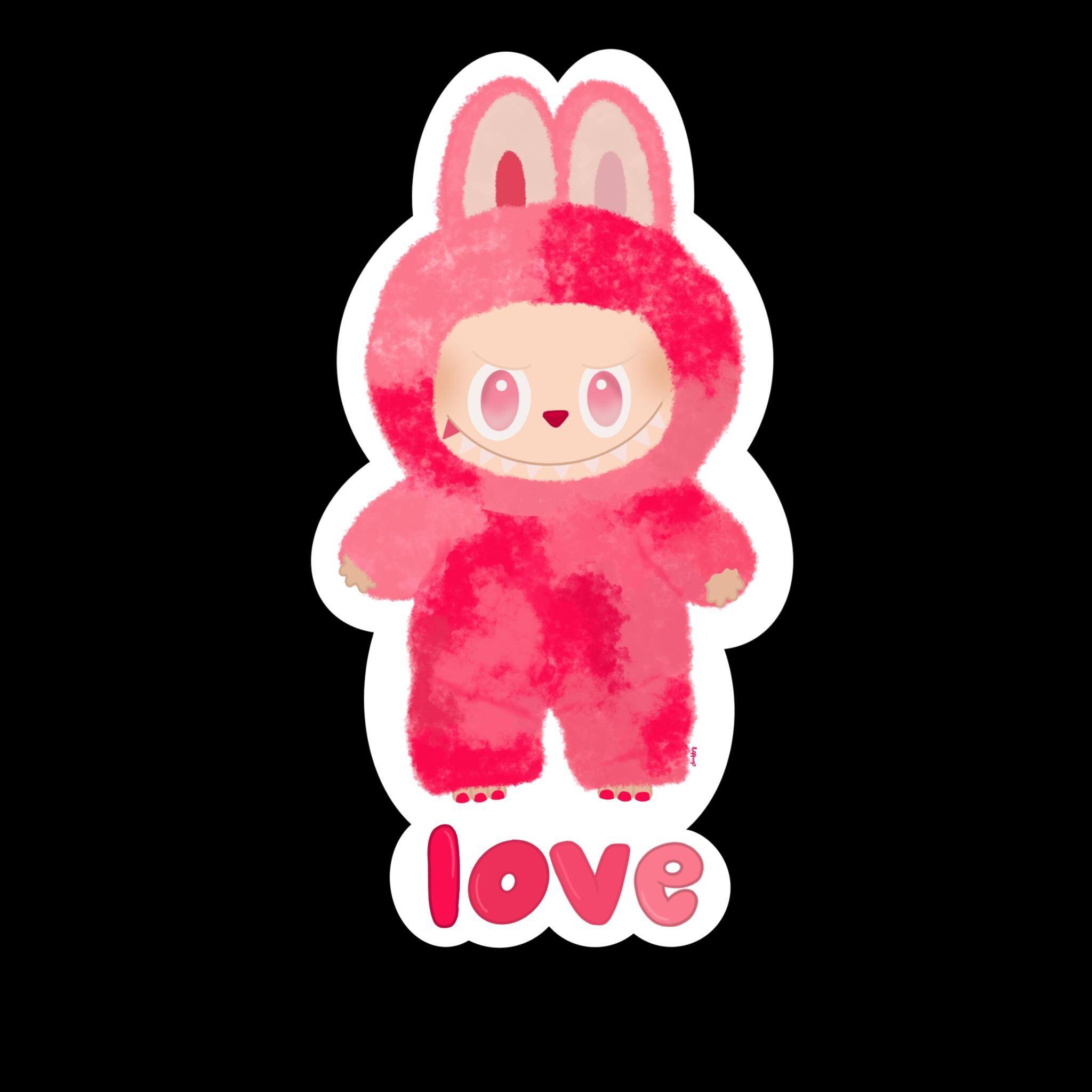 Fan Art Labubu Sticker | Individual | Big Into Energy | Series | Blind ...