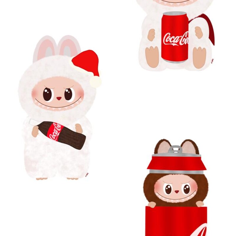 Coca Cola Labubu Doll - Etsy