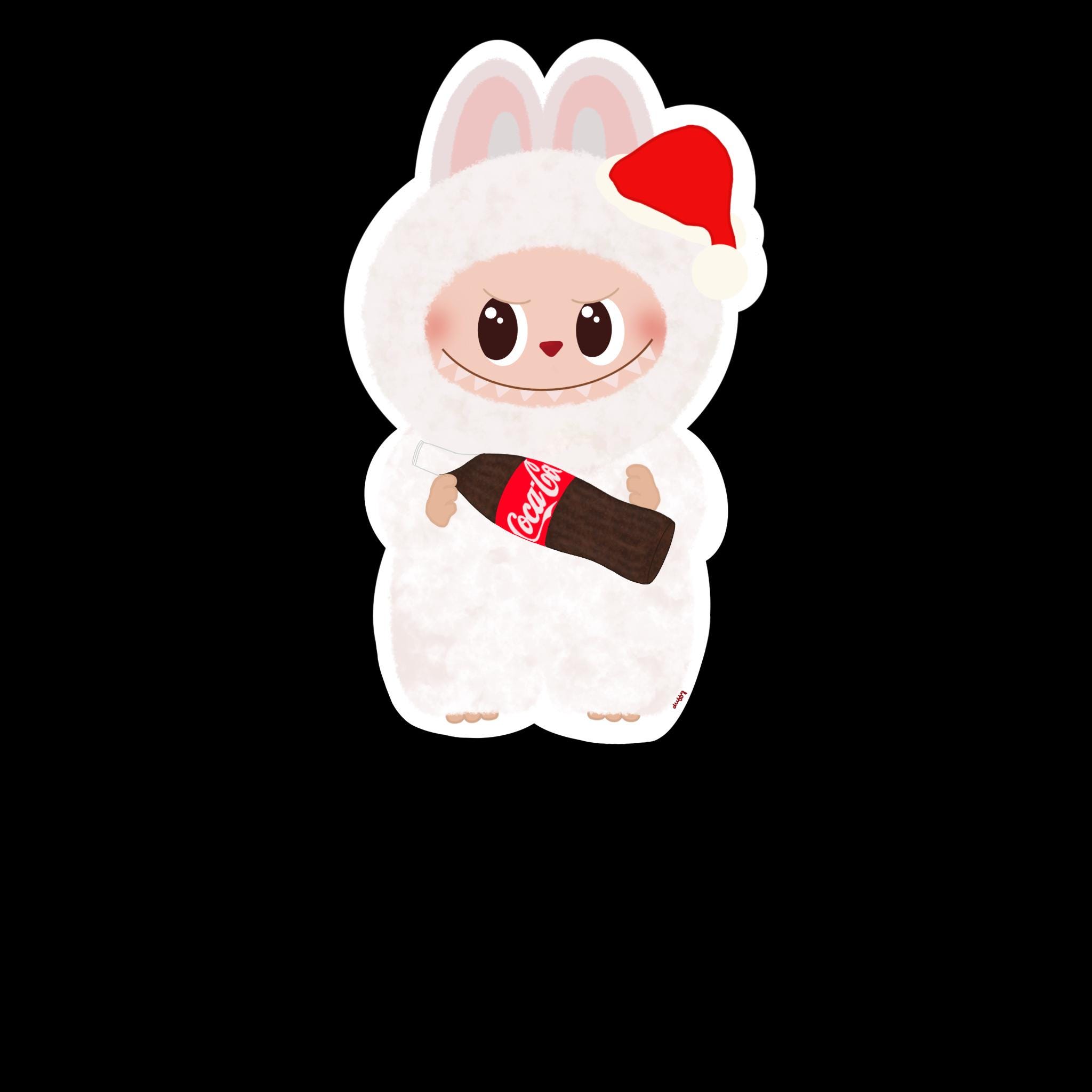 Fan Art Labubu Sticker | Individual | the Monsters | Coca Cola ...