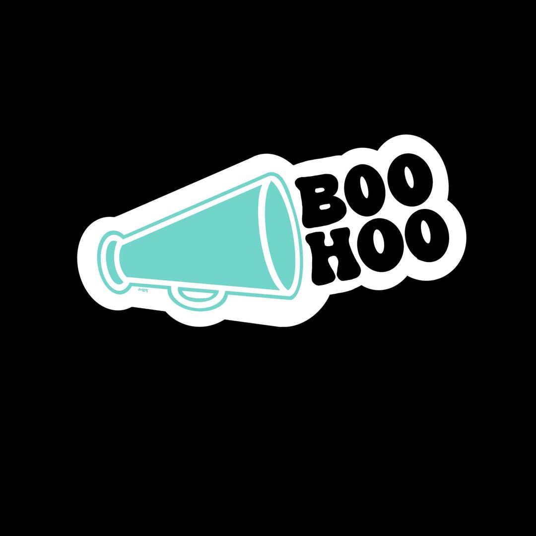 Boo Hoo Sticker - Etsy