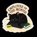 Employee of the Month | Cat | Work From Home Buddy | Cute | Sticker ...