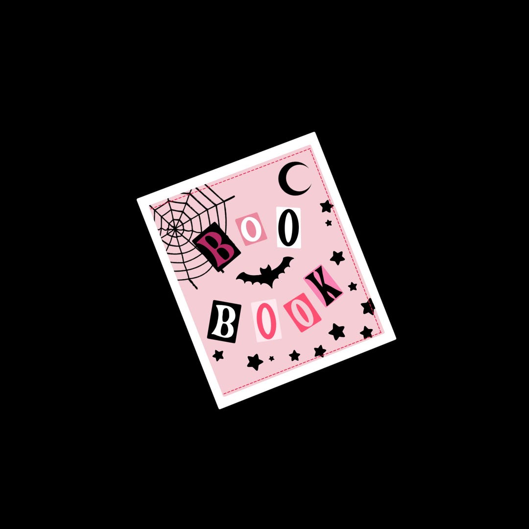 Boo Book | Mean Girls Parody | Spooky Sticker | Halloween Themed | Cute ...
