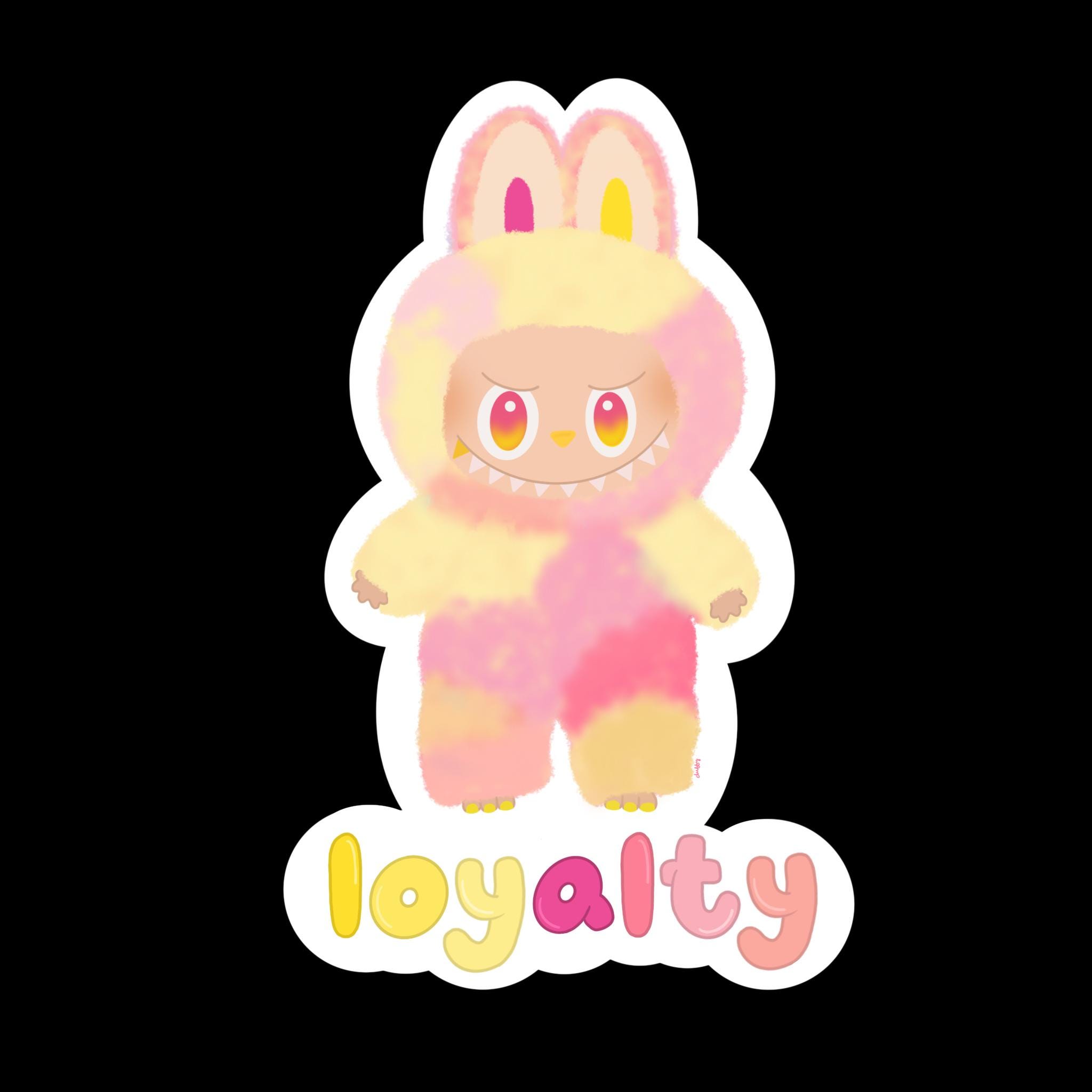 Fan Art Labubu Sticker | Individual | Big Into Energy | Series | Blind ...