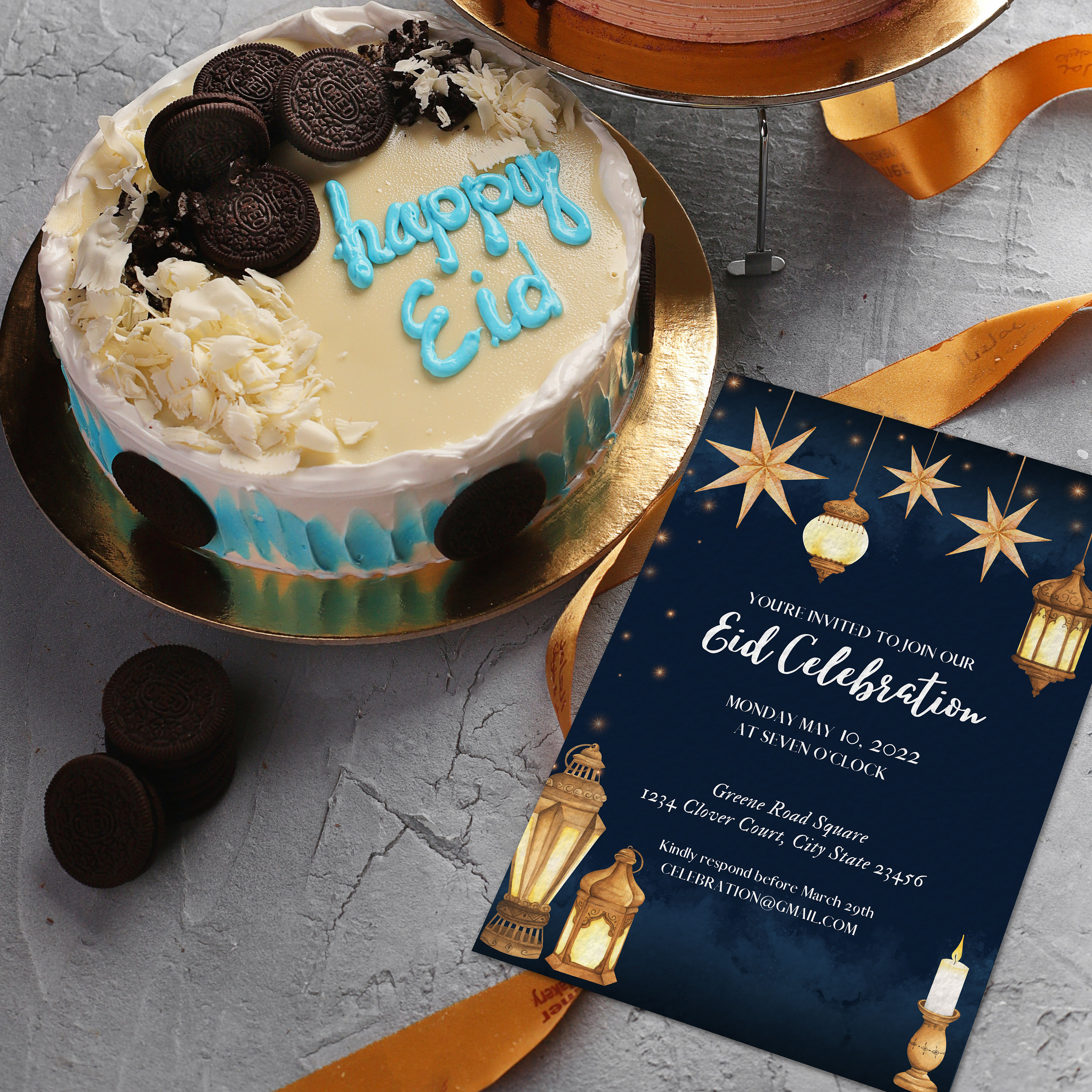 Eid Celebration Invitation 5x7 digital File / Template / Download ...