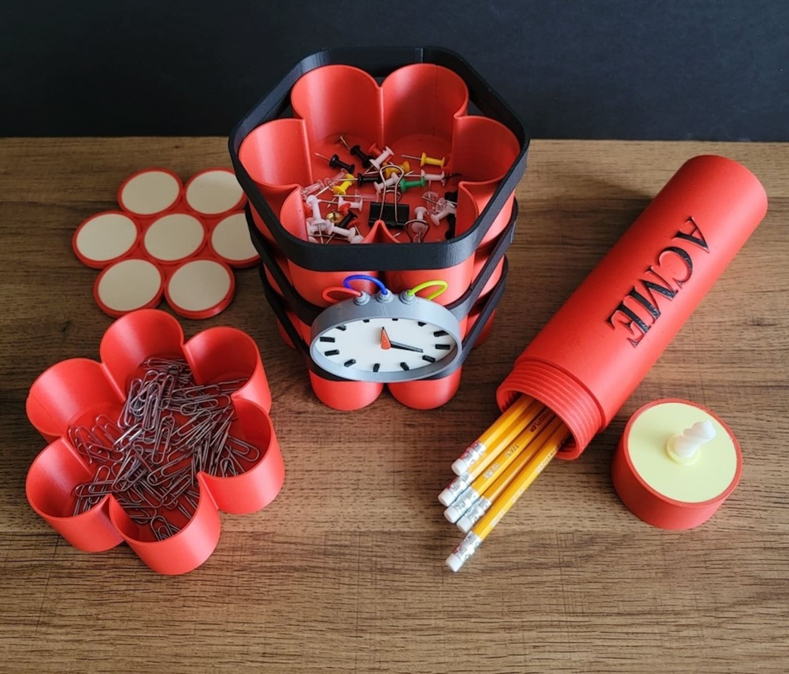 Dynamite Desktop Storage / Organizer - Etsy
