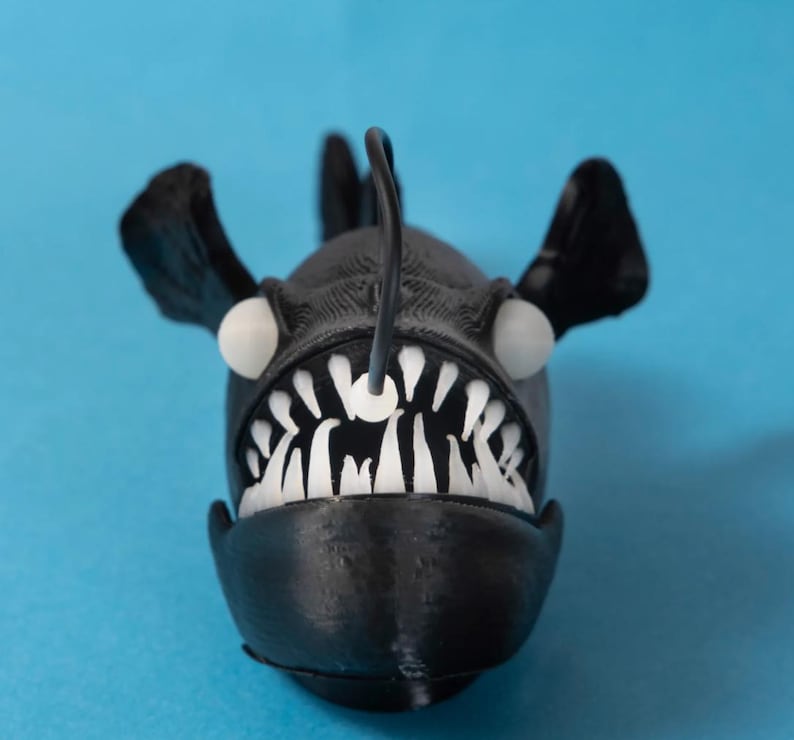 Flexible Anglerfish - A Tribute to the Deep Sea's Lost Wonder - Etsy