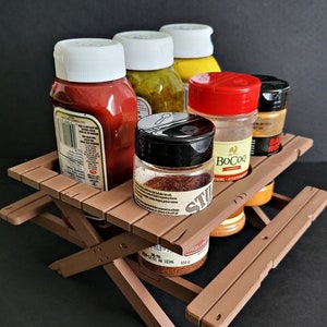 Picnic Table Condiment Holder - Etsy
