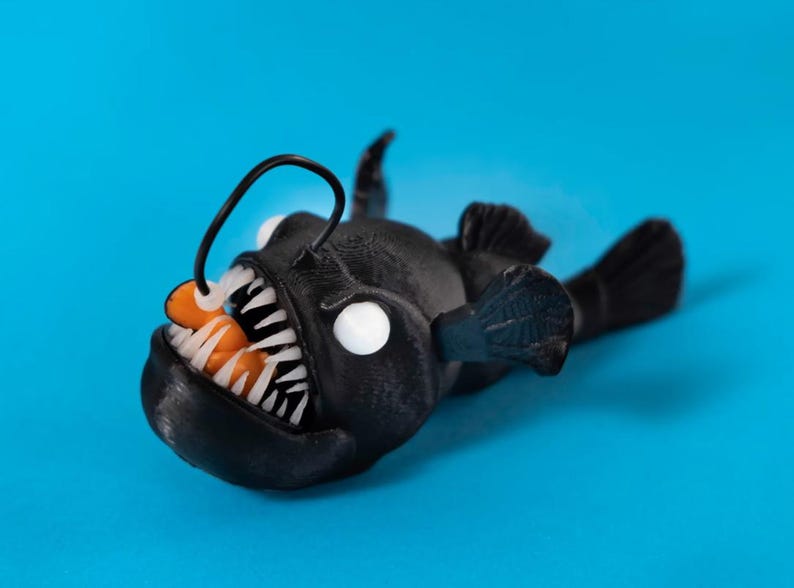 Flexible Anglerfish - A Tribute to the Deep Sea's Lost Wonder - Etsy