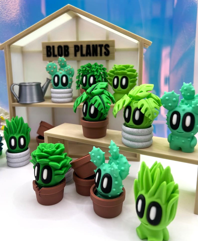 Blob Plant Desk Companion | Collectable - Etsy