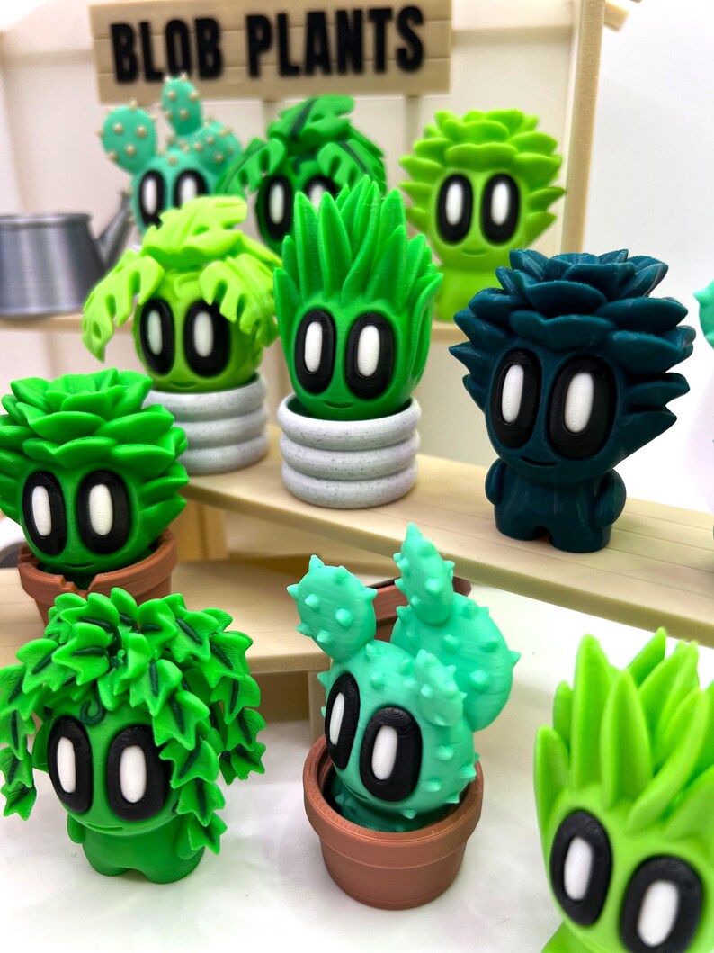 Blob Plant Desk Companion | Collectable - Etsy