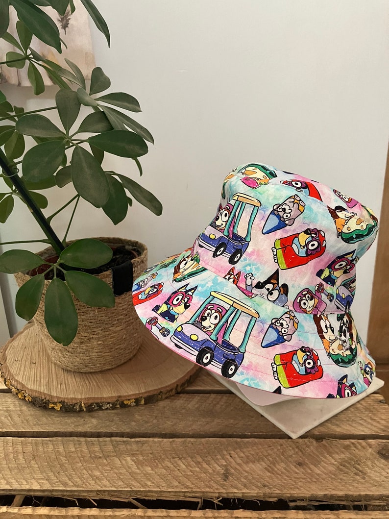 Sombrero para el sol infantil Bluey Grannies Janet & Rita - Etsy México