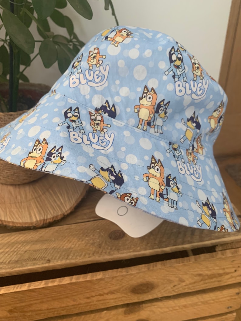 Bluey and Bingo Character Child’s Bucket Sun Hat - Etsy Australia