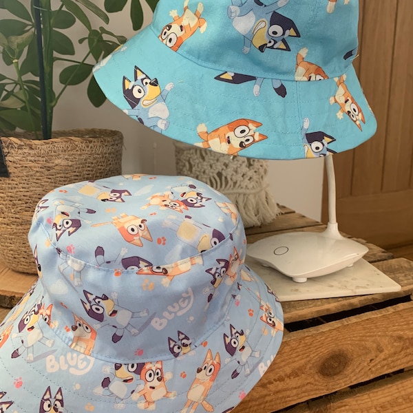 Bluey Bucket Hat - Etsy UK