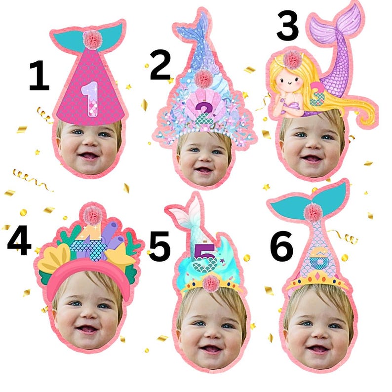 Custom Mermaid Party Set, Mermaid Birthday Bundle - 48 Pieces, Custom ...