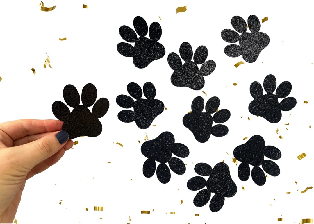 Dog Paw Confetti Birthday XL Confetti Cute Puppy Party Decor Dog Party ...