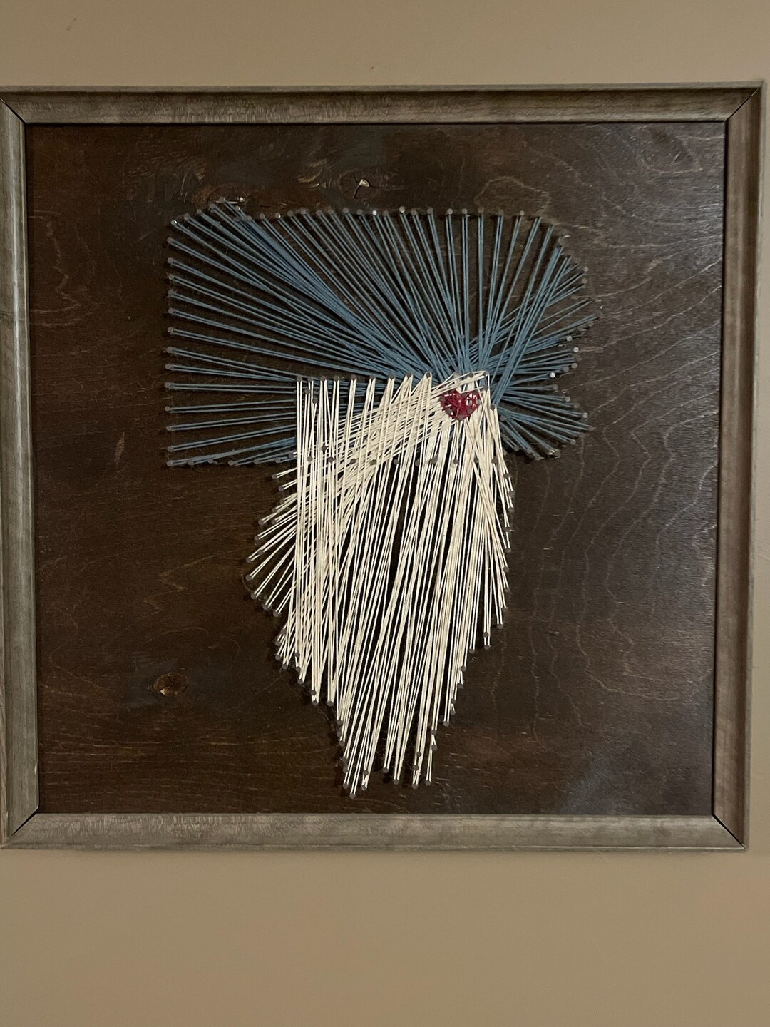 Multi State String Art Custom 16"x16" Where the Heart Is - Etsy