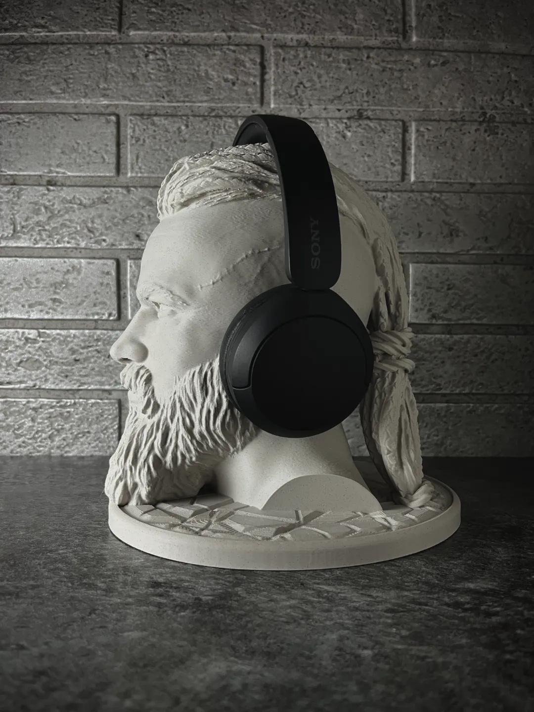 Ragnar Lothbrok Bust Vikings Headphone Stand - Etsy