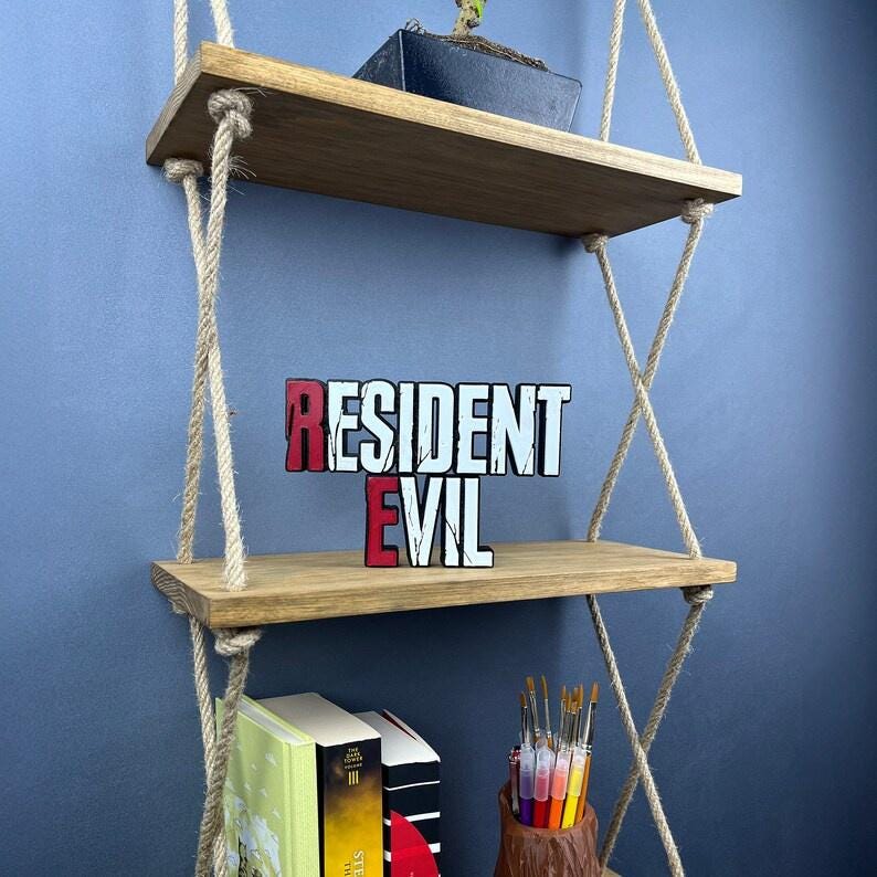 Resident Evil Logo Figure – Premium 3D Printed Game Decor for Horror ...