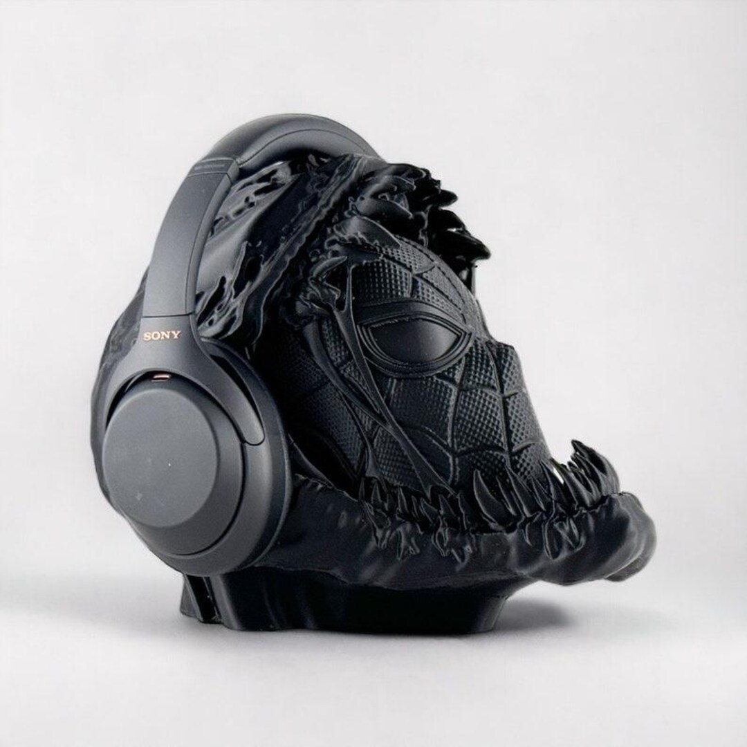 Spiderman Venom Headphone Stand Head, Headphone Holder Head, Headset ...