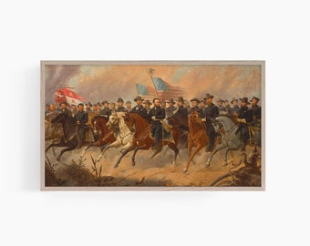 Civil War Frame Art - Etsy