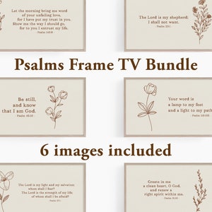Samsung Frame TV Art | Psalms Frame TV Bundle | Bible Frame TV Pack ...