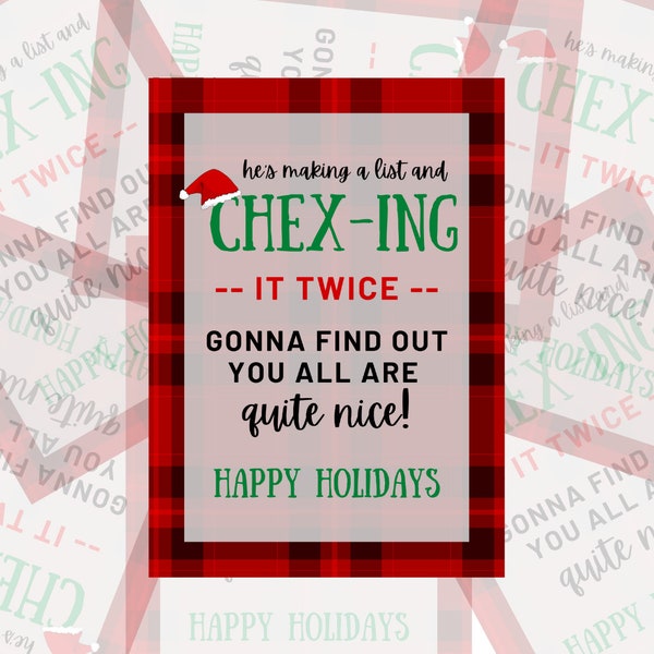 Chex Mix Tags - Etsy