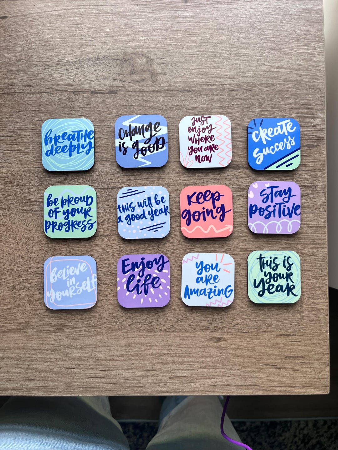 Confidence Pack Set of 12, Cute Magnets With Positive Messages, Gifts ...