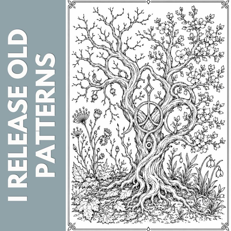 15 Printable Hidden Sigil Colouring Pages | Witchy Self-care | Magical ...