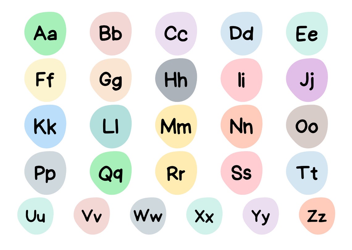 Printable Digital Phonics, Alphabets Flash Cards in PNG and PDF Format ...