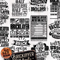 Bricklayer Svg, Craftsman Svg, Brick Mason Svg, Construction Svg ...
