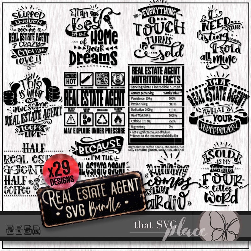 Real Estate Svg - Etsy